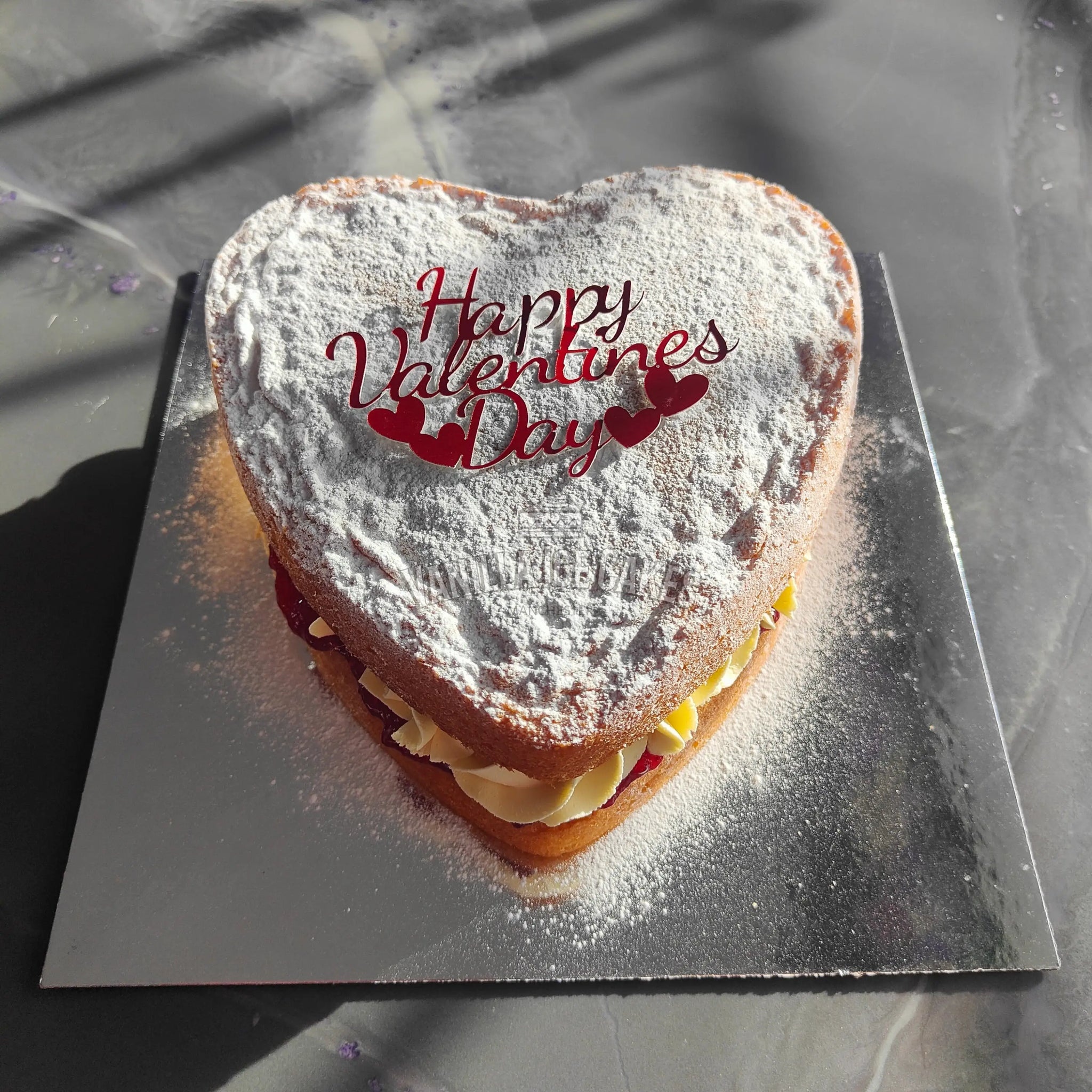 Vanilla Ice Cakes - Valentine's Day - Victoria Sponge Cake